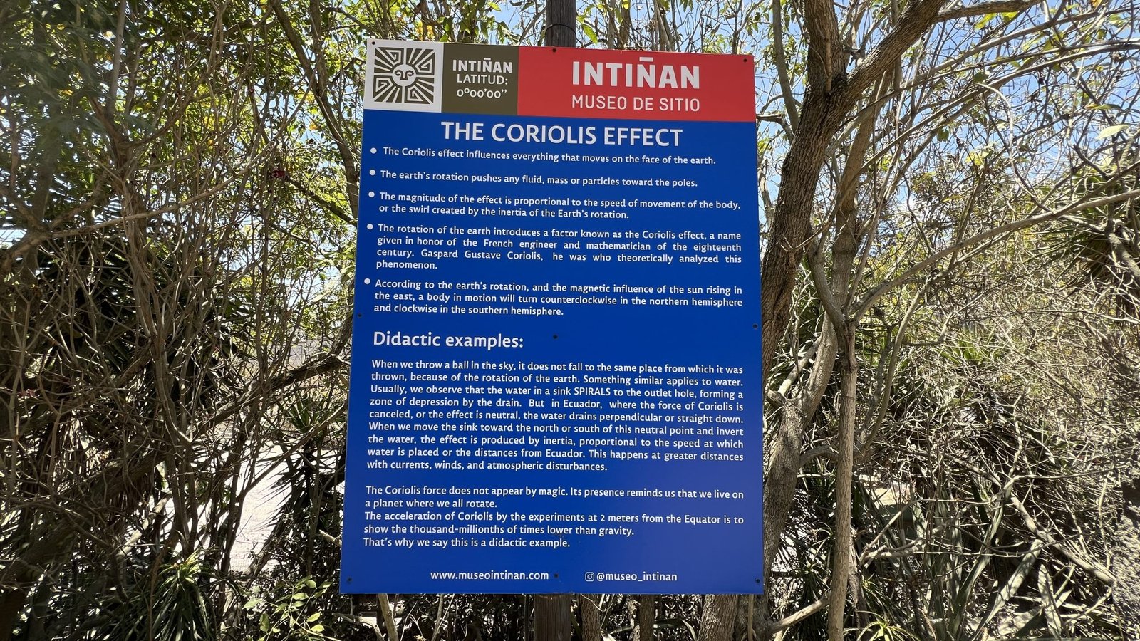 In Search of the True Equator Line in Ecuador